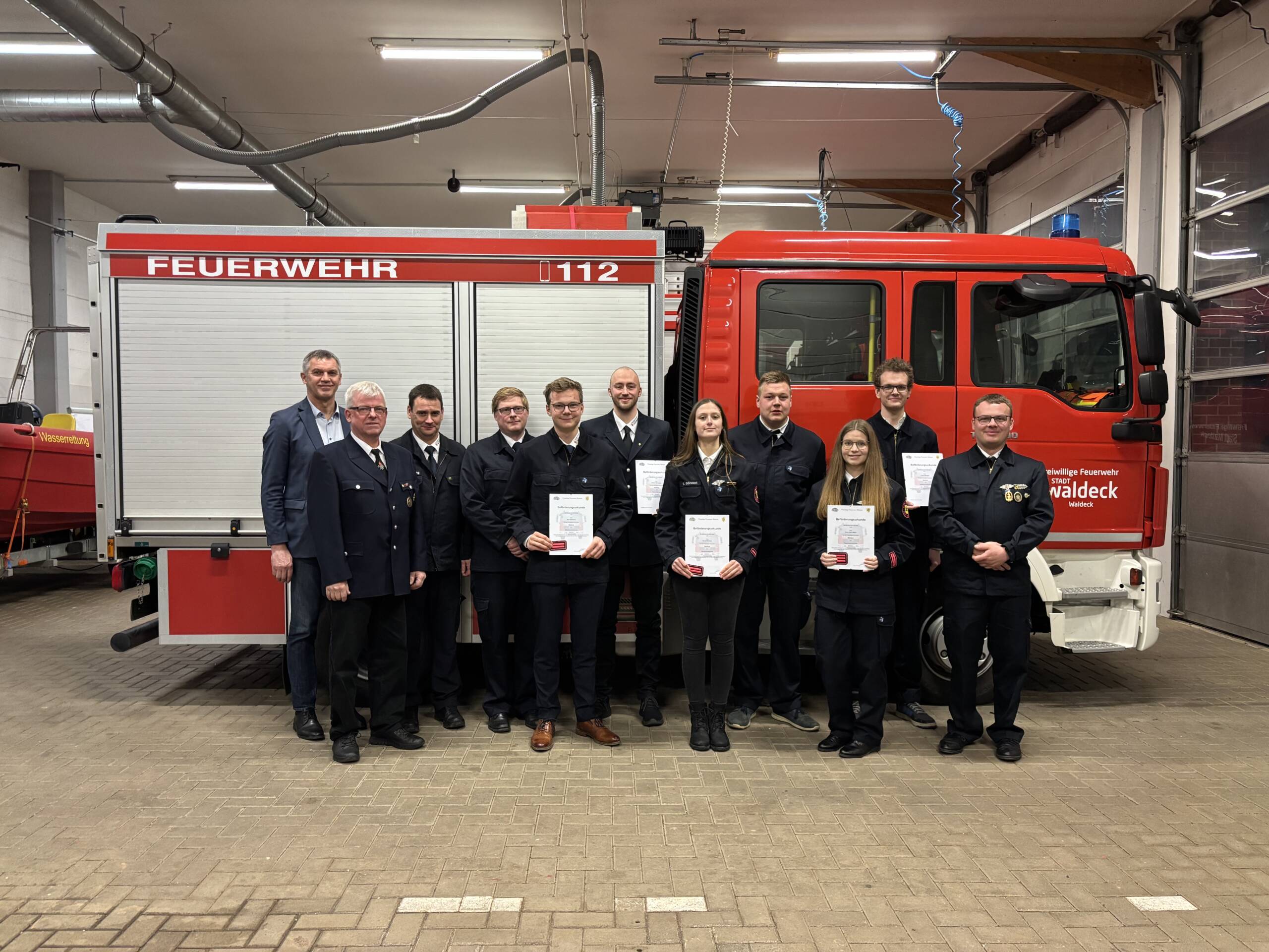Jahreshauptversammlung Feuerwehr Waldeck Feuerwehr Stadt Waldeck
